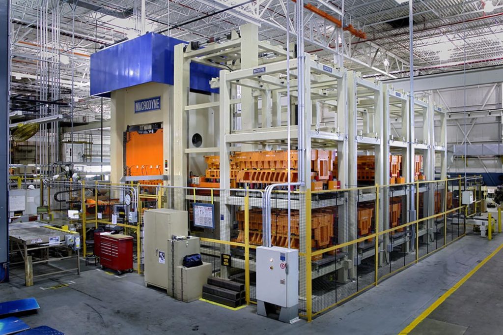 Multi-Daylight Die Storage Solutions | Macrodyne Hydraulic Presses